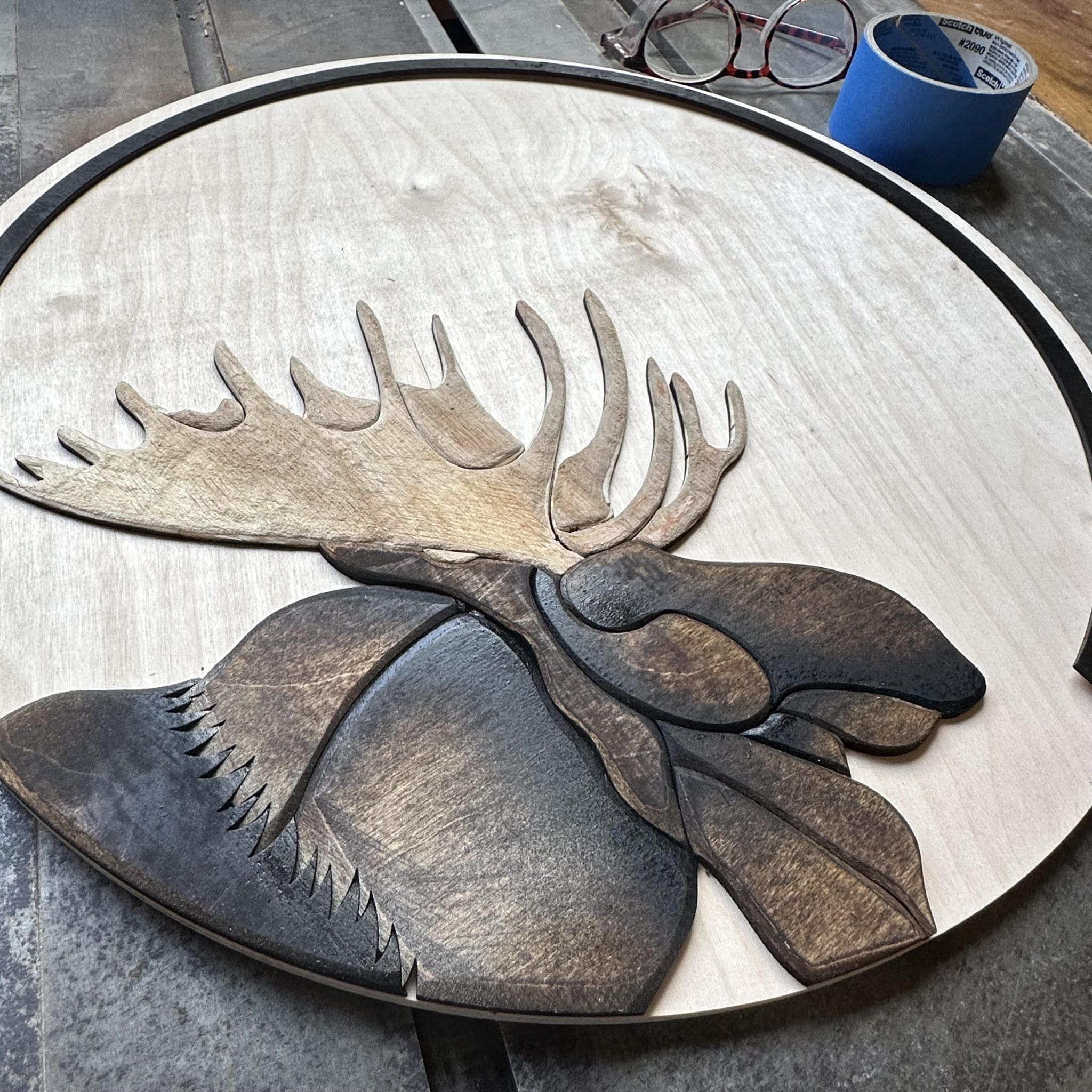 ready to go custom: Moose 18 inch round – 5'1 Perspective